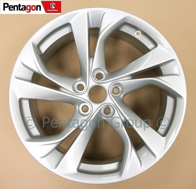 NEW GENUINE VAUXHALL Astra K 2016-2017 17" Silver Alloy Wheel Rim ...