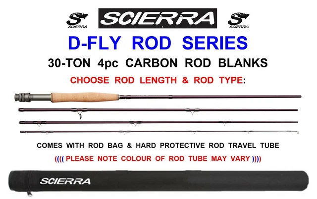 NEW SCIERRA D Fly Rod Series For Game Trout Salmon Reel Fly Fishing ...