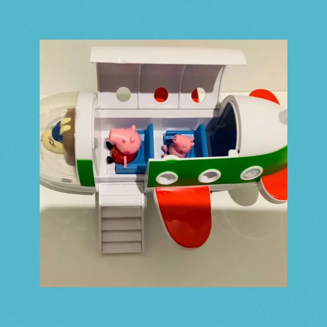 PEPPA PIG AEROPLANE Playset - Air Peppa Plane Airplane Play Set Toy ...