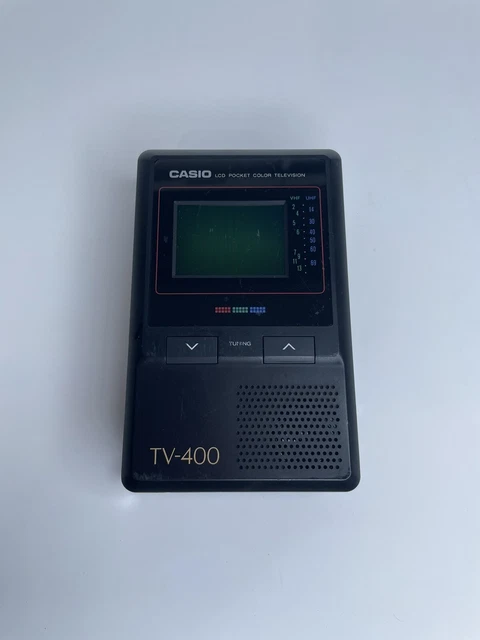 CASIO TV-400V VHF UHF Portable TV NTSC For Parts Not Working £23.81 ...