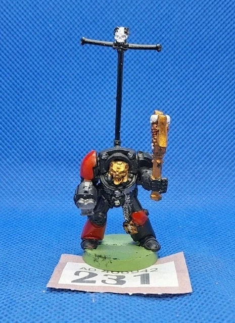 WARHAMMER 40K SPACE Marine Chaplain In Terminator Armour Metal 2n ...