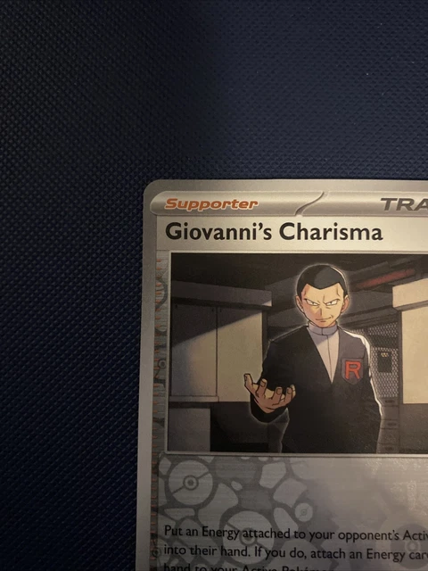 POKÉMON TCG GIOVANNI'S Charisma Scarlet & Violet-151 161/165 Reverse ...