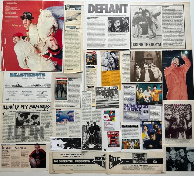 BEASTIE BOYS - 25 Magazine cuttings / clippings £9.95 - PicClick UK