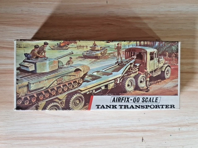 AIRFIX A201V SCAMMELL TANK TRANSPORTER Vintage RED STRIPE OO 1/76 Model ...