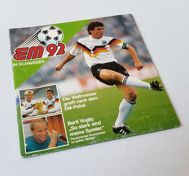 DUPLO+HANUTA STICKER - Sammelbilderalbum - Fussball EM Schweden 1992 ...