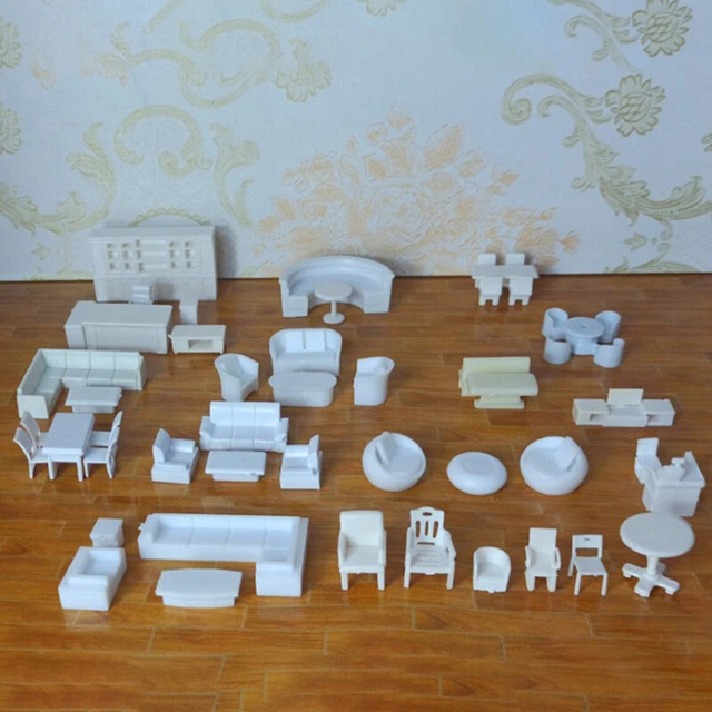 ARCHITECTURAL LAYOUT DESIGN Model sofa furniture model set toy 1/75 ...