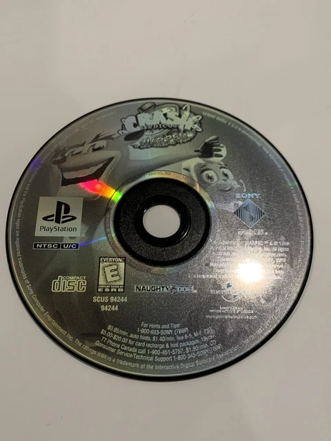CRASH BANDICOOT 3 Warped Sony PlayStation 1 PS1 Disc Only Tested With ...