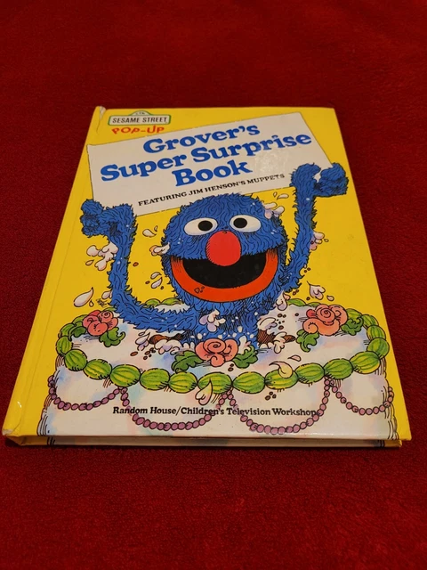 GROVER'S SUPER SURPRISE Sesame Street Pop-Up Book - 1978 Issue ...