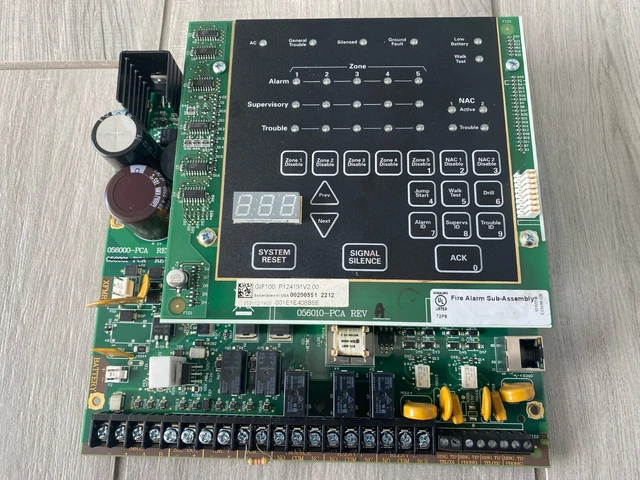 GAMEWELL FCI GIF-100 Single Loop Addressable Fire Alarm Control Panel ...