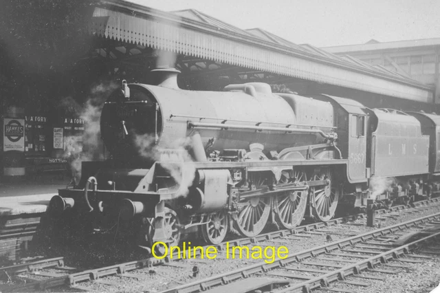 RAILWAY PHOTO 6X4 LMS Jubilee 4-6-0 No 5667 Nottingham Midland c1938 £2 ...