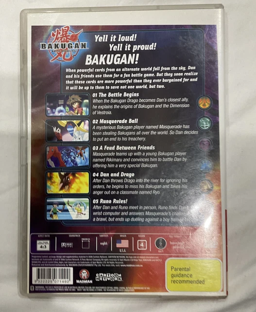 DRAGON BALL Z - Dead Zone Uncut, Bakugan Battle Brawlers & Pokémon DVD ...