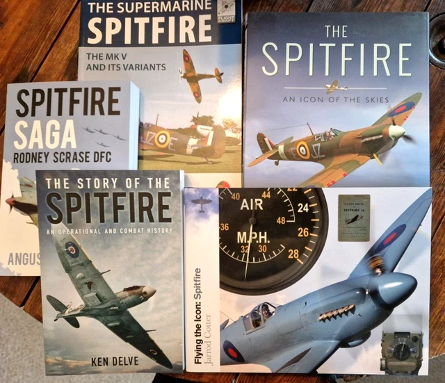 SPITFIRE SUPERMARINE: BOOK set combined bundle WW2 British Fighter ...