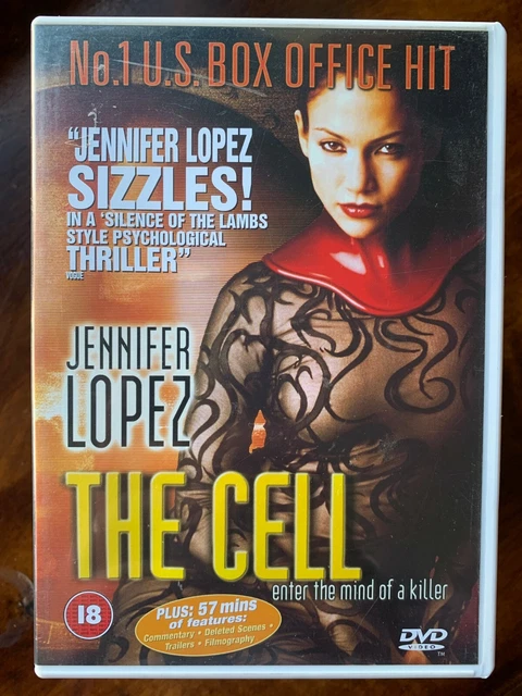 THE CELL DVD 2000 Cult Serial Killer Thriller Horror Movie w/ Jennifer ...