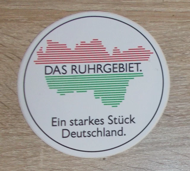 ALTER AUFKLEBER | Sticker DAS RUHRGEBIET Ein starkes Stück Deutschland ...