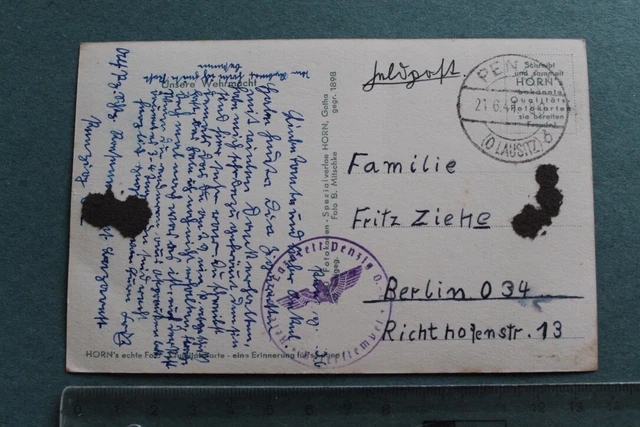 FOTO PHOTO POSTKARTE Postcard NF 1941 Panzer tank Panzerwagen ...