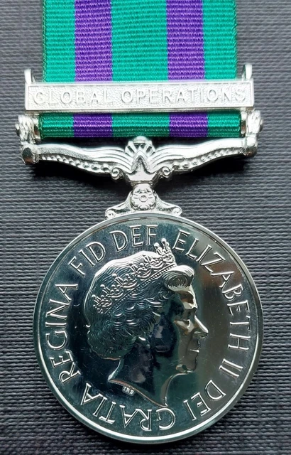 FULL-SIZE REPLICA: General Service Medal 2008 With Clasp: Global ...