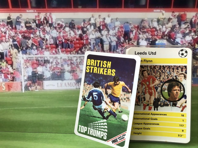 TOP TRUMPS DUBREQ Football British Strikers 1970’s complete set £4.50 ...