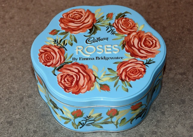 EMMA BRIDGEWATER CADBURYS Roses decorative tin 18cms £8.00 - PicClick UK