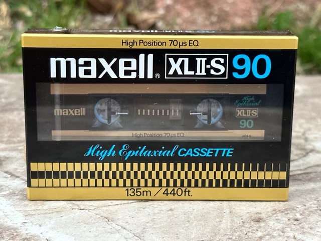 + NEW 80S MAXELL XL II-S Japan High Bias Blank CHROME Cassette Tape VTG Sealed + £29.35 ...