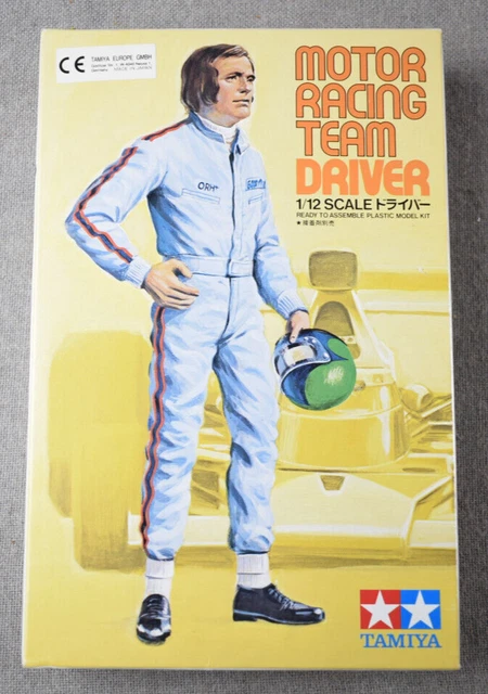 FIGURINE TAMIYA MOTOR Racing Team TEAM DRIVER échelle 1/12 kit modèle ...