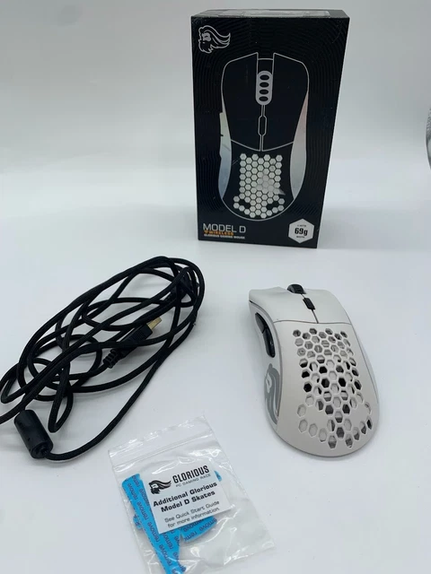 GLORIOUS - MODEL O Wireless Optical Honeycomb RGB Gaming Mouse - White ...