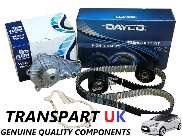 *CITROEN DS3 DS4 1.6 Diesel Hdi Timing Belt Kit Water Pump Kit 10-16 ...