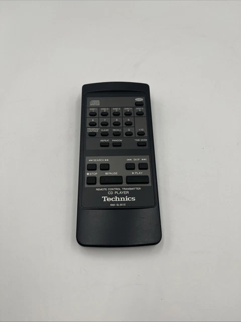 GENUINE TECHNICS RAK-SL301E CD Disc Changer Remote £24.95 - PicClick UK
