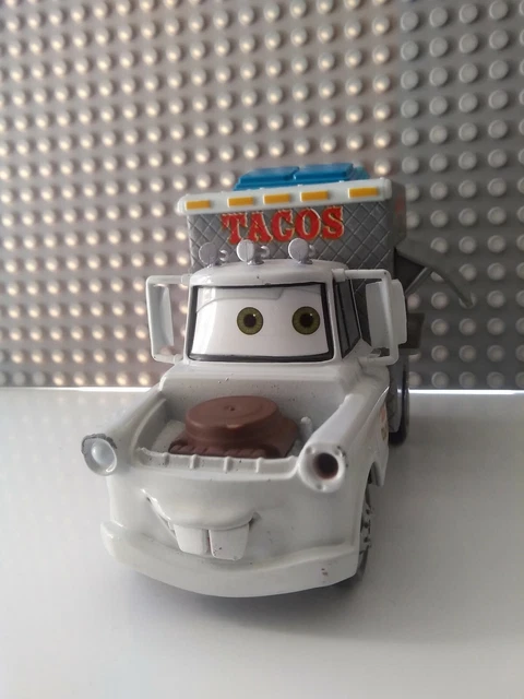DISNEY PIXAR CARS TACO MATER TRUCK DELUXE MATTEL RARE Variant 1:55 ...