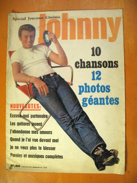 SPÉCIAL JEUNESSE CINÉMA du 03/1964- Johnny 10 chansons, 12 photos ...