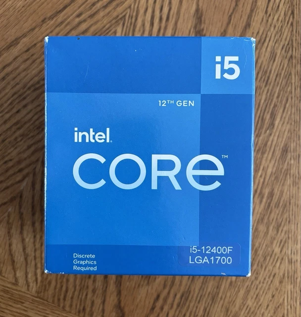 INTEL CORE I5 12400F 12th Gen Processor LGA1700 £94.31 - PicClick UK