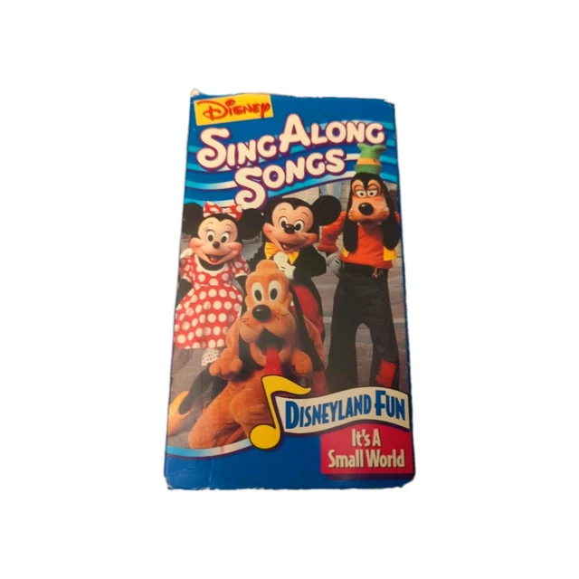 DISNEYS SING ALONG Songs - Disneyland Fun: Its a Small World (VHS, 1993) £4.44 - PicClick UK