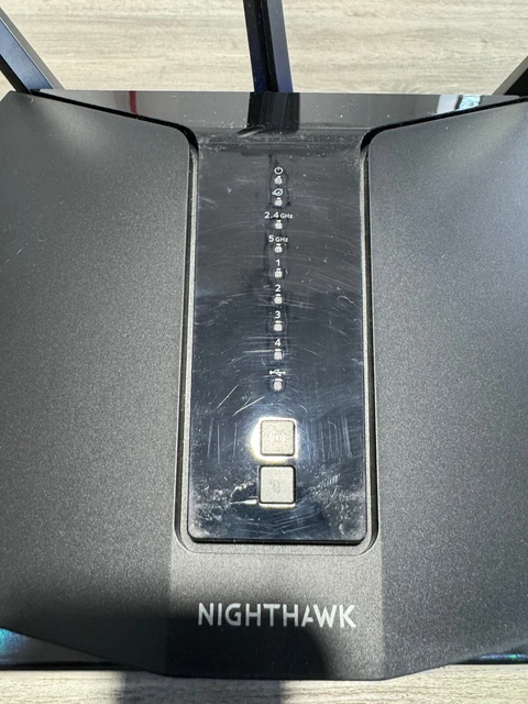 NETGEAR NIGHTHAWK AX2400 Dual-Band Wi-Fi Router RAX30-100NAS - Black ...