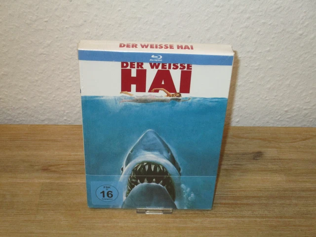 DER WEISSE HAI (1975) 2-Disc Blu-Ray+DVD Mediabook (Steven Spielberg) NEU&OVP EUR 129,99 ...