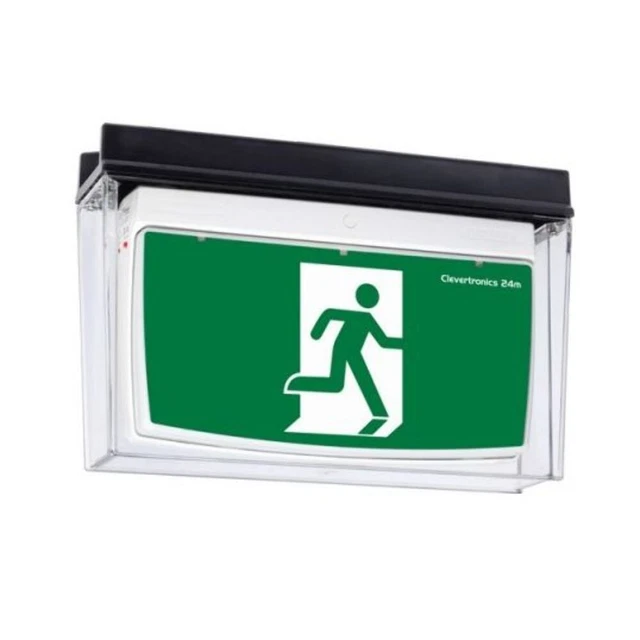 CLEVERTRONICS EMERGENCY LED Exit Weatherproof 2.7W Maintained ...