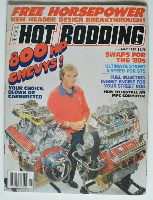 POPULAR HOT RODDING may 1980 SS/FA Mustang Hemi GTX Chevy Nova Cyclone ...