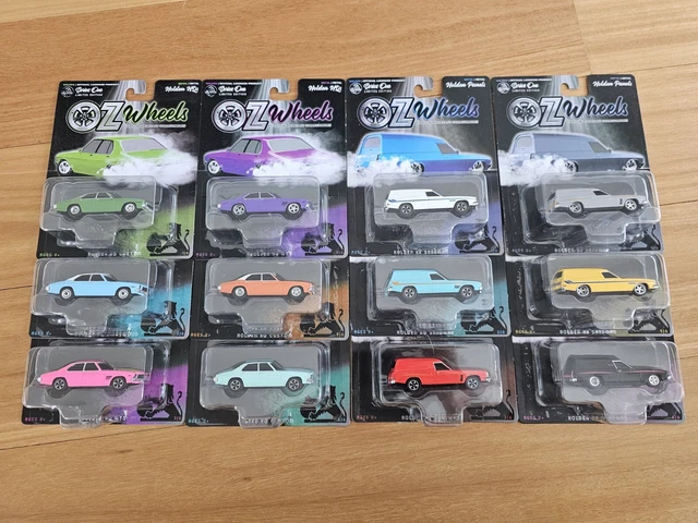 OZ WHEELS DIECAST Holden HQ Sedans & Holden Sandman Panel Vans Set of ...