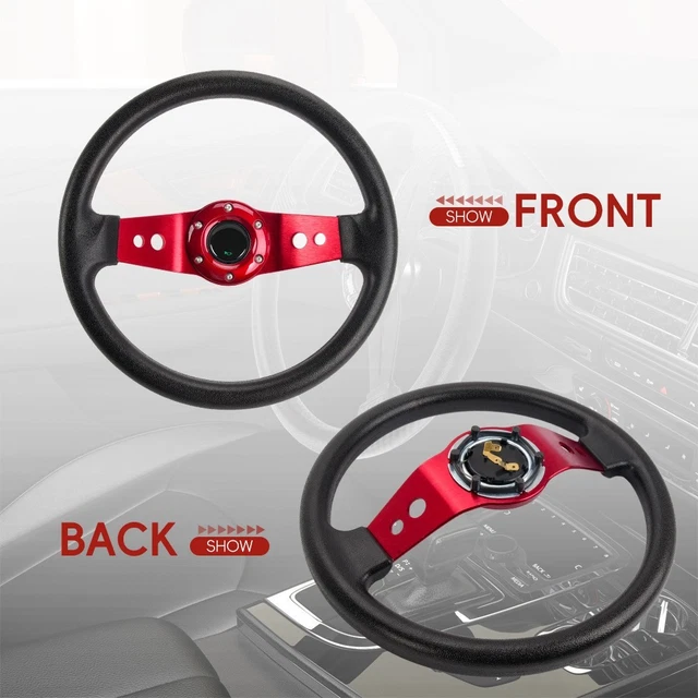 FOR GAMING SETUPS Car Racing Wheel 320mm Racing Wheel Easy Installation ...