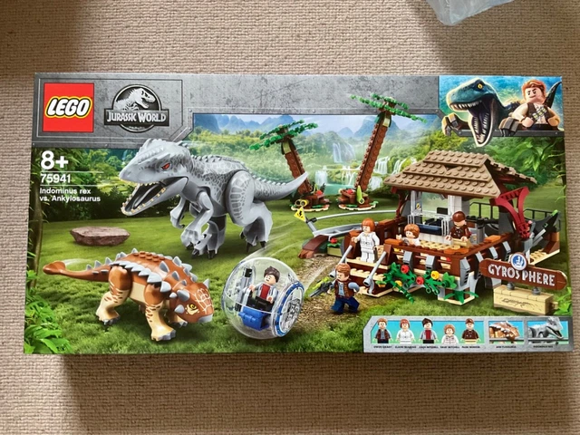 LEGO JURASSIC WORLD Indominus Rex vs. Ankylosaurus Set 75941 Dinosaur ...