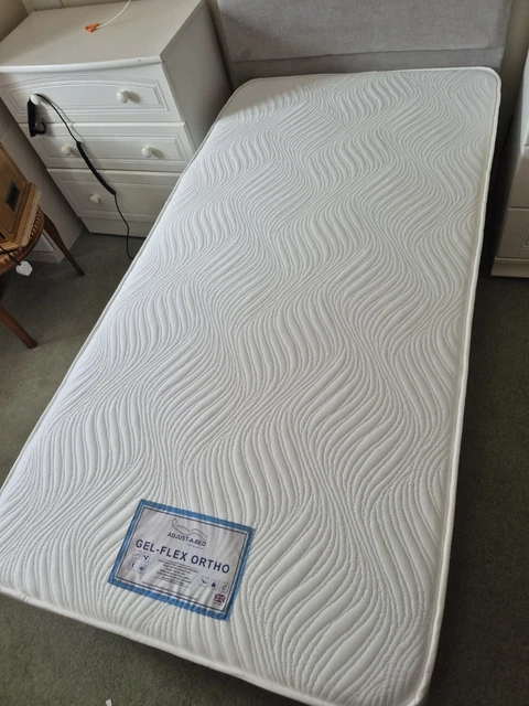 ADJUST-A-BED GEL FLEX Ortho Mattress And Electric Single Bed Frame £613 ...