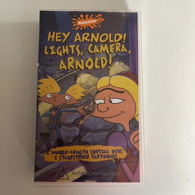 HEY ARNOLD VHS Video Lights Camera Arnold Nickelodeon Movie Cartoon ...