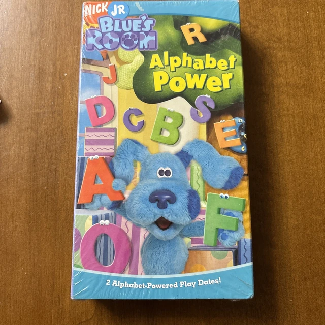 BLUES CLUES ROOM Alphabet Power VHS Nick Jr Nickelodeon Literacy ...