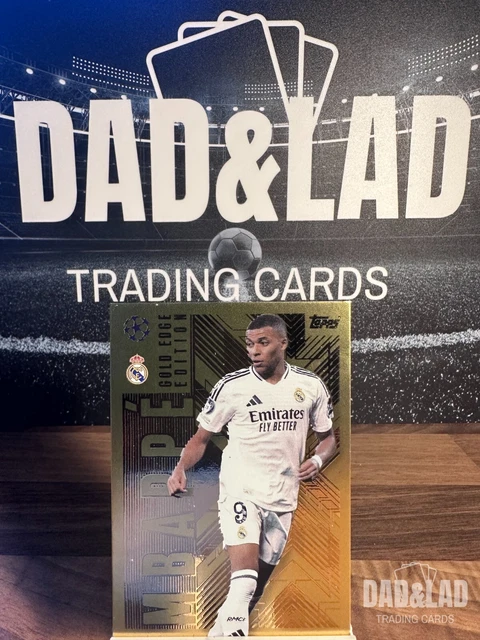 MATCH ATTAX EXTRA 24/25 - Kylian Mbappé Gold Edge Edition #GOL10 - Real ...