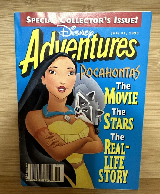 DISNEY ADVENTURES KIDS Magazine-July 1995-Pocahontas-Special Collectors ...