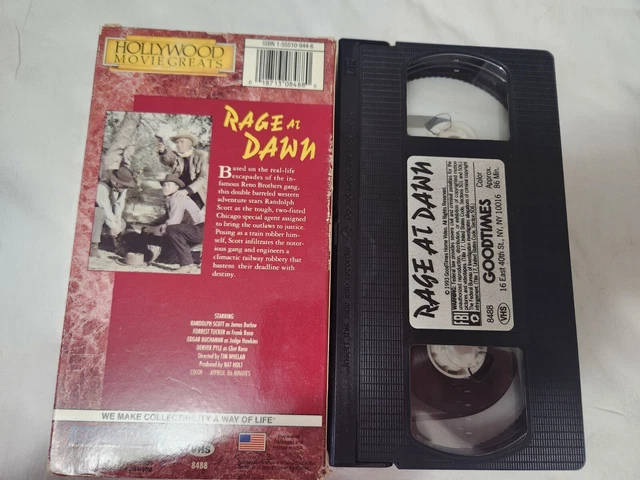 RAGE AT DAWN Randolph Scott VHS £7.15 - PicClick UK