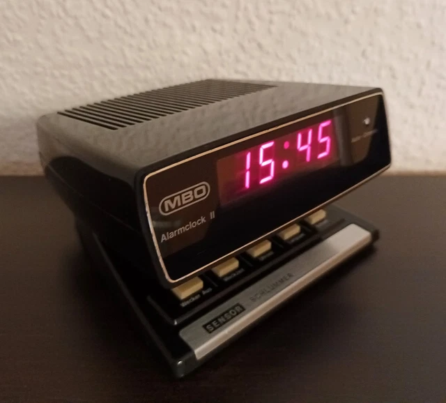 MBO ALARMCLOCK II Wecker Tischuhr Uhr Ende 70er Space Age Design ...