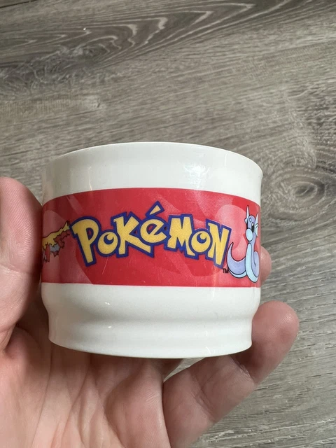 VINTAGE TUPPERWARE POKEMON Nintendo Lunch Box Snack Cup Red Pokemon bin ...