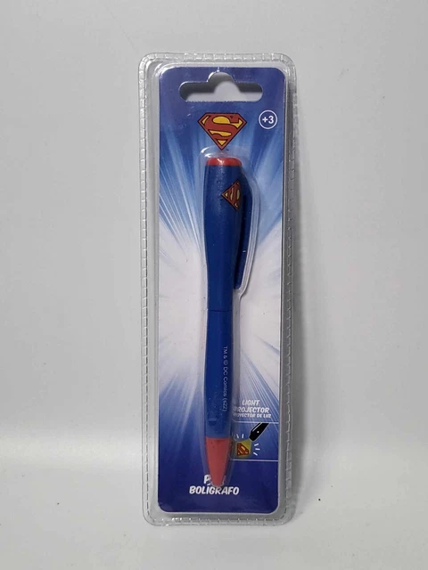 STYLO SUPERMAN OFFICIEL projecteur d'image Logo Superman EUR 5,90 ...