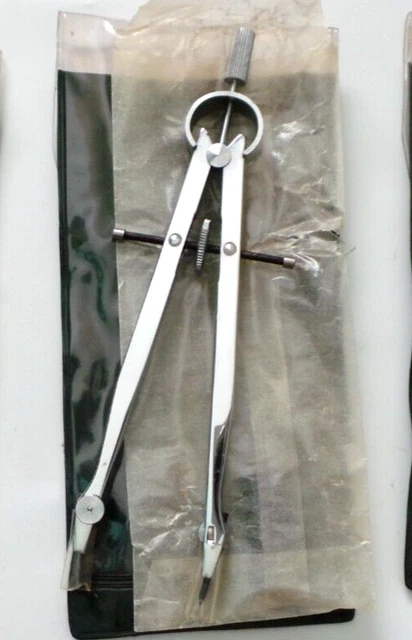 TECHNICAL DRAWING INSTRUMENT 1960's Large 'Master Bow' Springbow Lead Compass £25.00 - PicClick UK