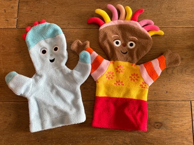IN THE NIGHT garden igglepiggle and upsy daisy hand puppets £3.99 ...