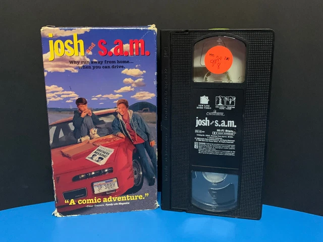 VHS JOSH AND Sam S.A.M. (New Line, 1994) Adventure Comedy RARE Jacob ...